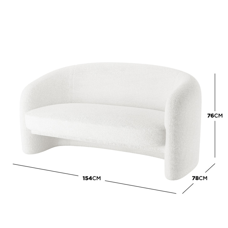 Bouclé Sofa Lounge Hire | Sydney Lounge Hire Sydney