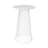 White Wire Cocktail Table Hire | High Bar Tables and Cocktail Furniture ...